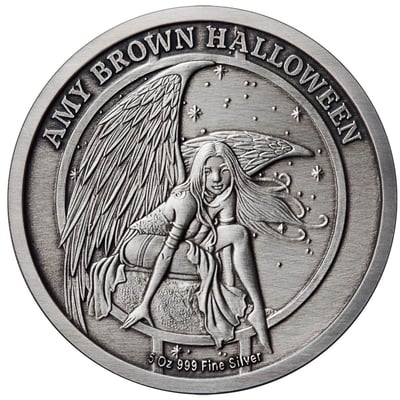 Amy Brown Discovery Silver Coin: Collectible Fairy Coin