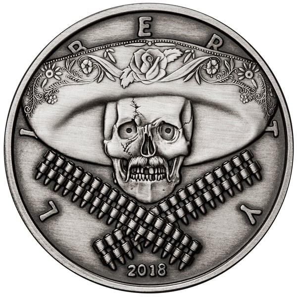 Western Skulls Collection: Custom Mexican Bandito Coins for Collectors