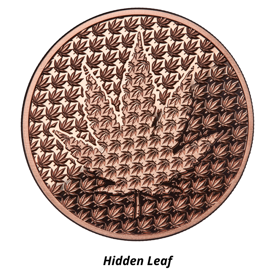 .999 Silver & Copper Collectible Cannabis Coins