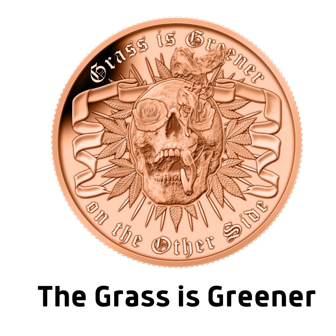.999 Silver & Copper Collectible Cannabis Coins
