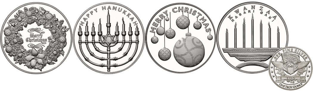 Holiday Silver Rounds